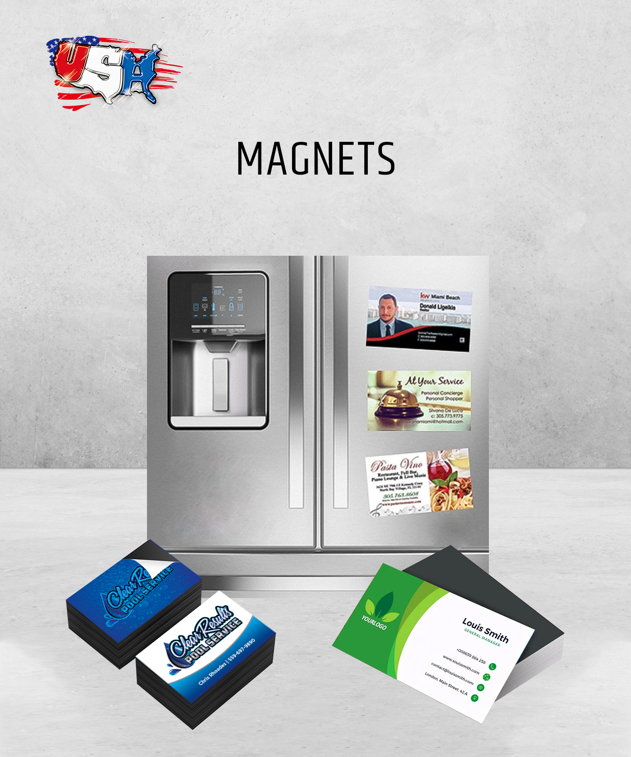 Custom Magnet Printing in VIsalia | - USA Printings & Graphics