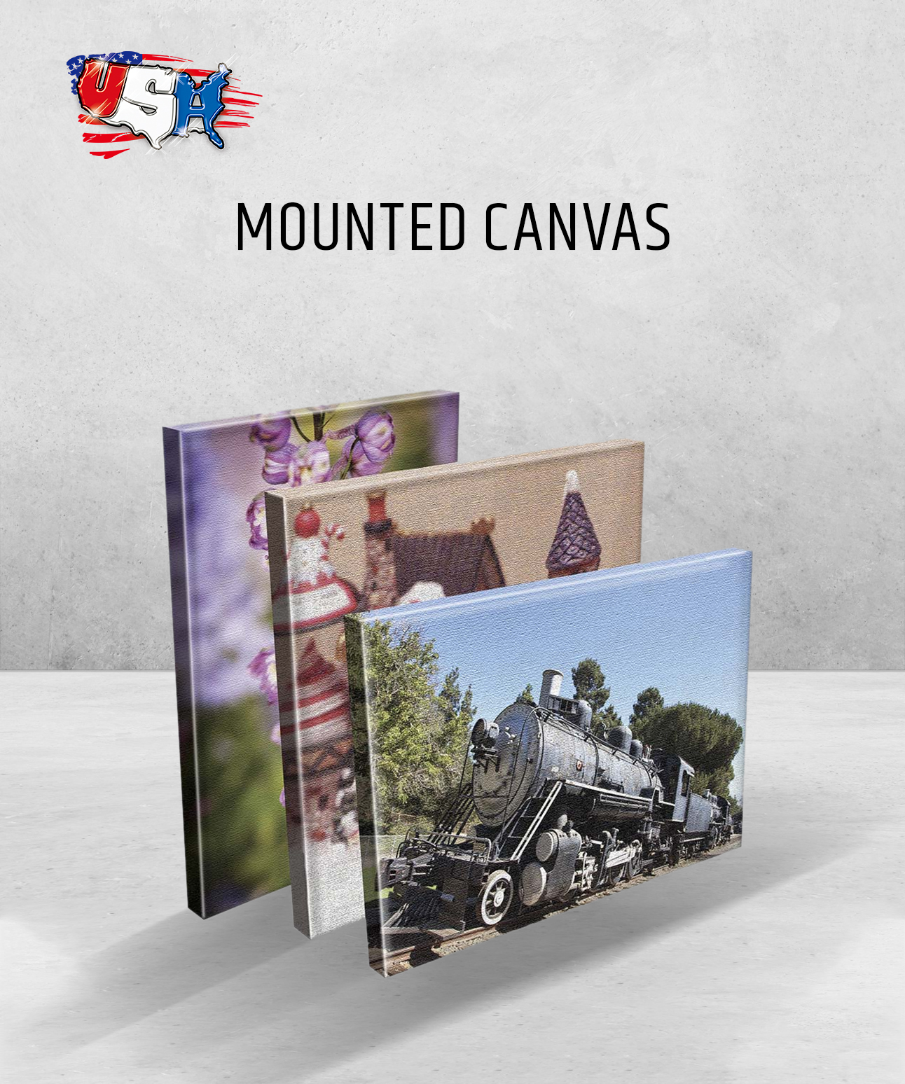 Mounted Canvas In Visalia | Custom Poster Printing - USA Printings ...