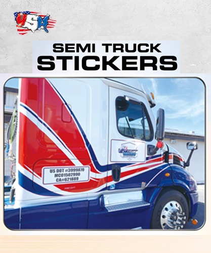 Semi Truck Stickers